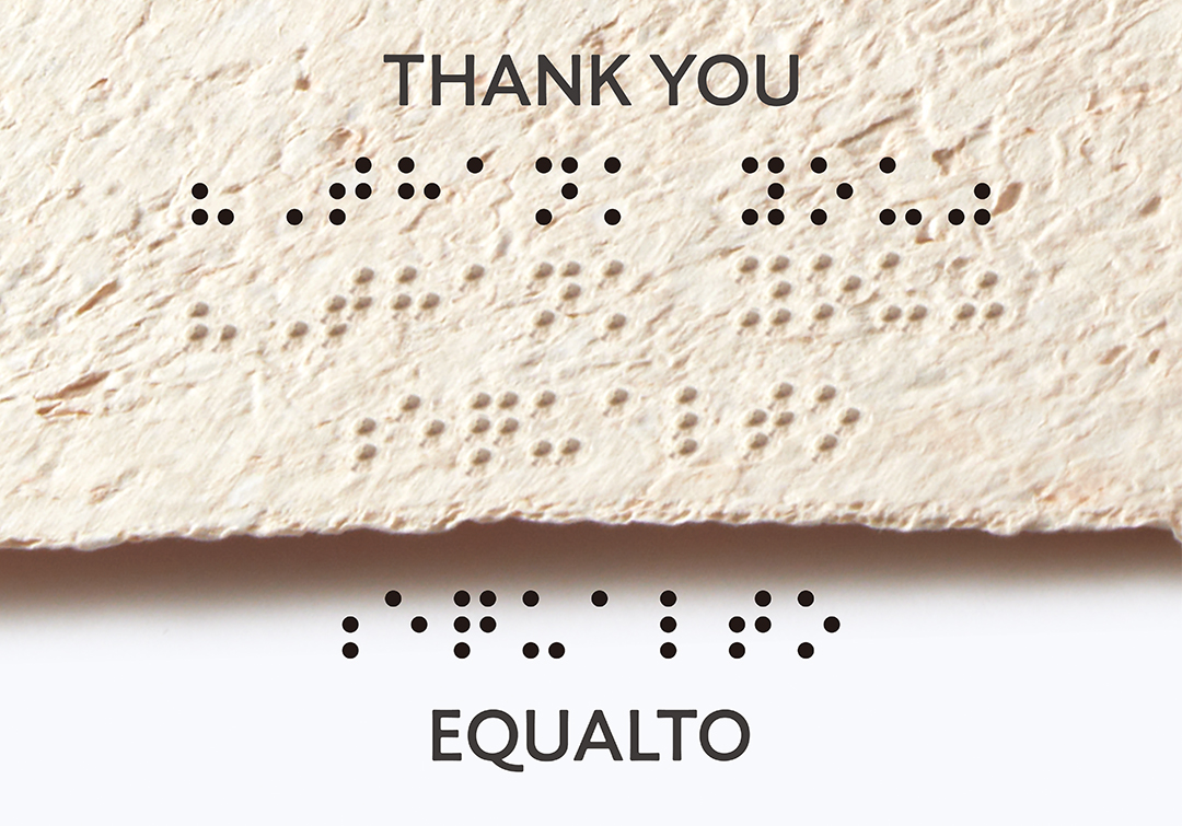 Braille Message Card – 障がい者のものづくり デザイン小物 イクォルト